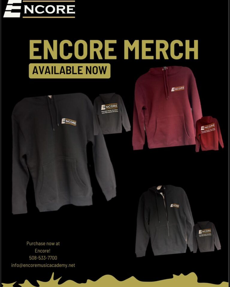 Encore Merch Now Available - Encore Music Academy